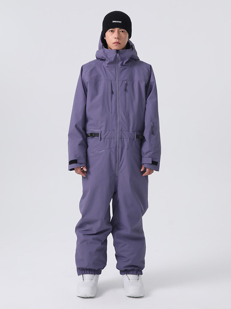 Men's Mountain Freerider One Piece Ski Suits Full Body Baggy Snowsuits | Snowshred.AU