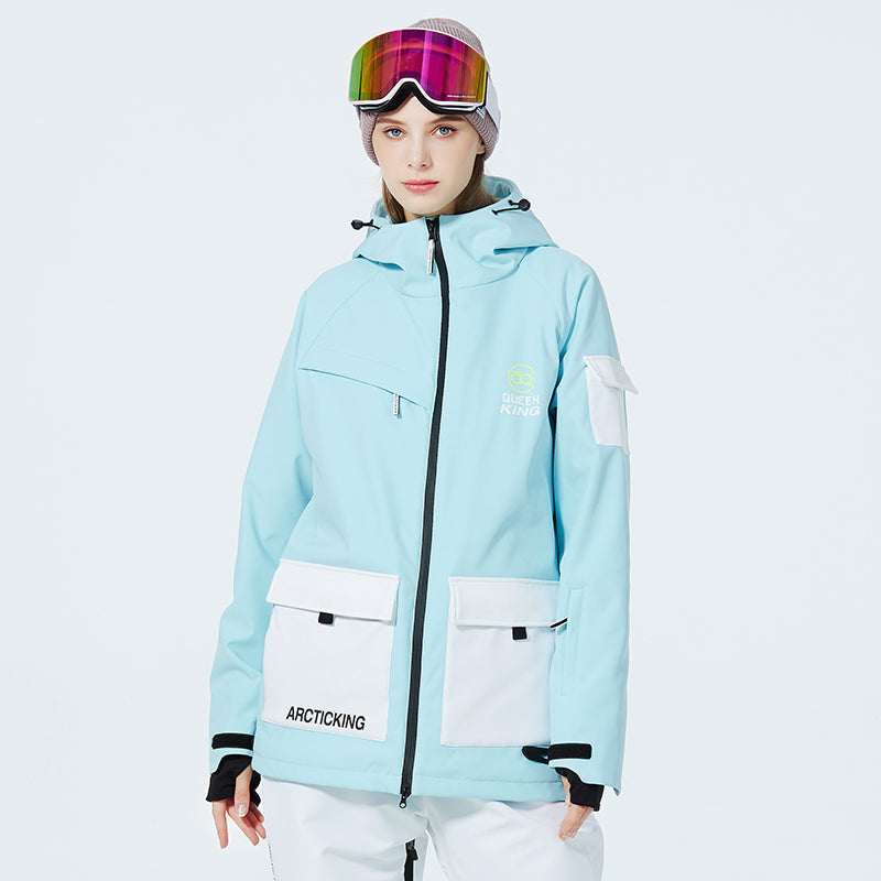 Womens Arctic Queen Powdreamer Waterproof Half Zipper Anorak Snow ...